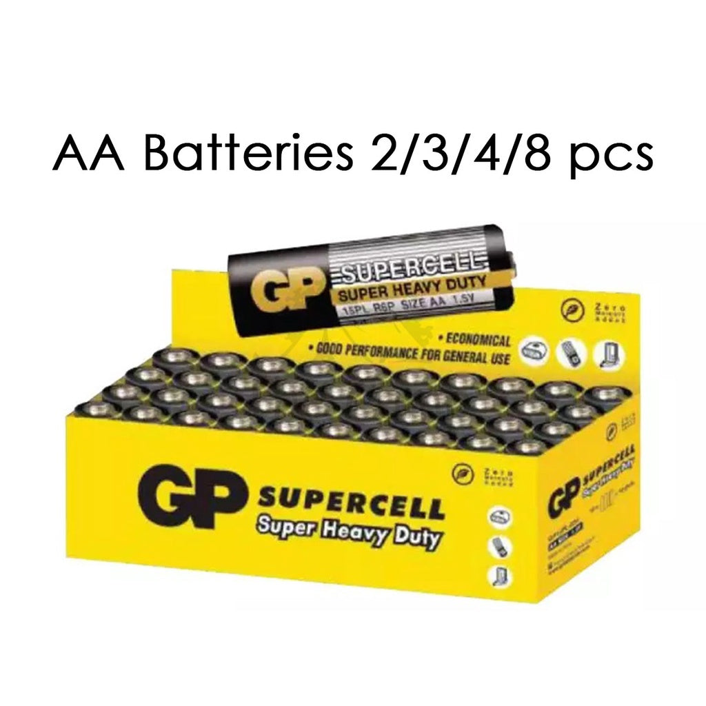 GP Supercell Super Heavy Duty AA Battery AAA Battery Double A 1.5V ...