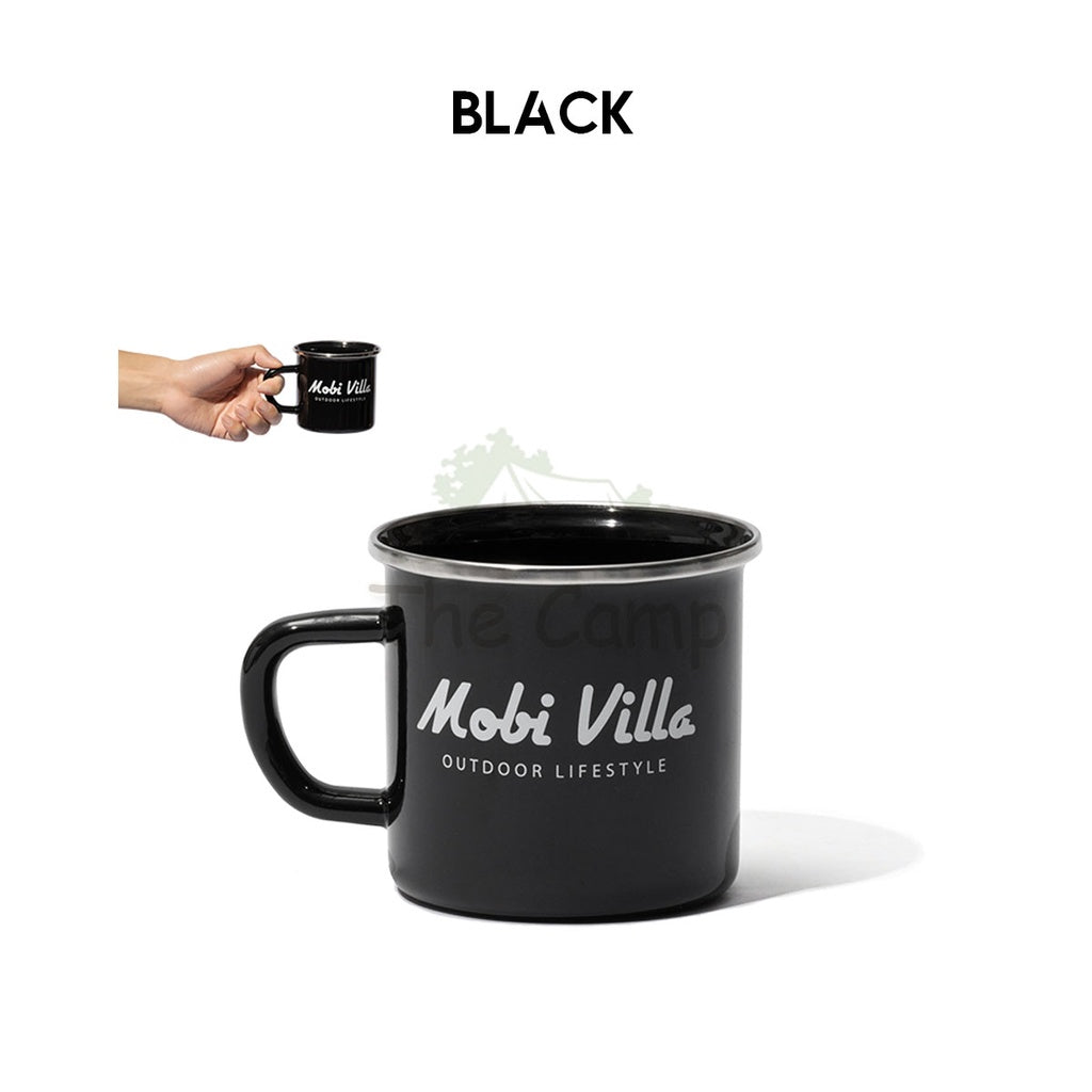 Mobi Garden Enamel Cup Mug Camping Picnic Table Chair Cookware Bowl Pe ...